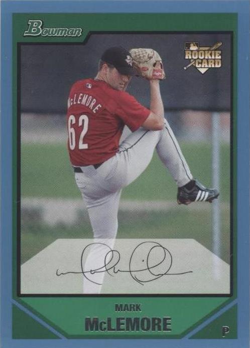 2007 Bowman Draft Picks & Prospects - Mark McLemore #BDP39 Blue /399 ...