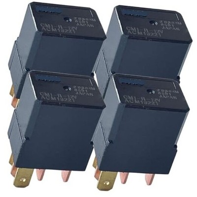 4pcs CM1-R-12V Micro-ISO 5-Pin SPDT Automotive Relay 12V 35A, with ...
