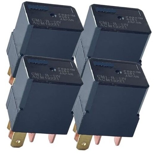 4pcs CM1-R-12V Micro-ISO 5-Pin SPDT Automotive Relay 12V 35A, with ...