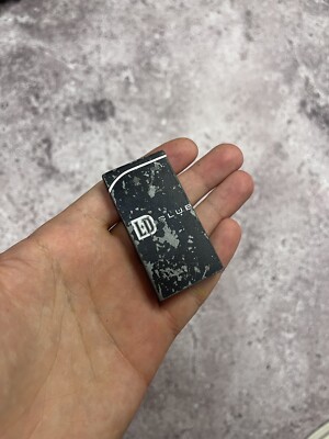 Vintage LD Club Black Metal Flip-Top Lighter – Distressed Speckled ...