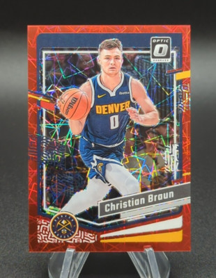 Christian Brain 2023-24 Donruss Optic Red Velocity Holo Prizm /299 | eBay
