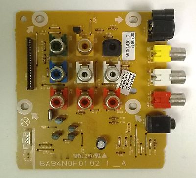 Emerson LD195EMX Main Unit A / V Jack Side Board A94N4MJCC ...