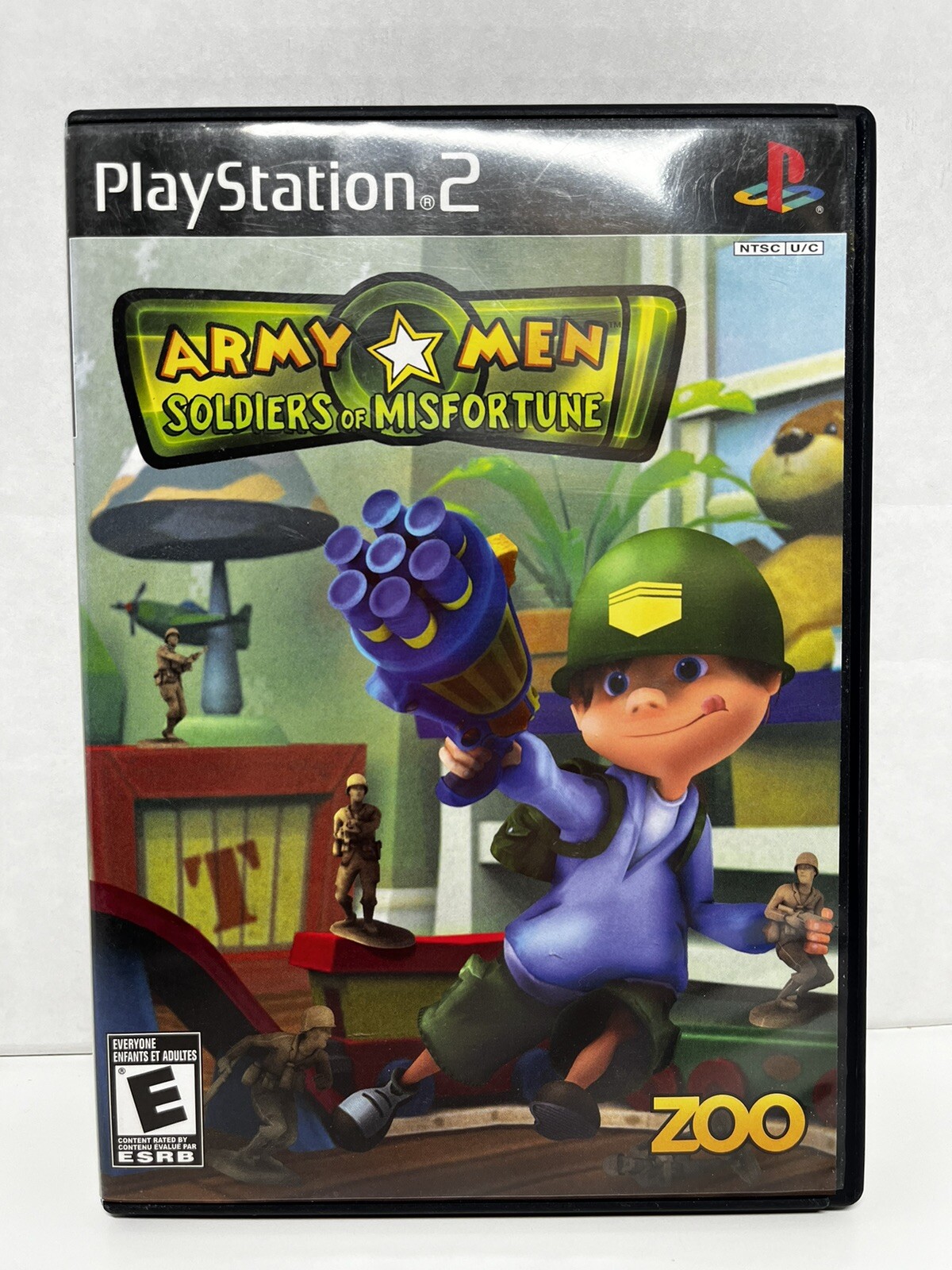 ARMY MEN Soldiers of Misfortune (Sony PlayStation 2, 2008) w Case ...