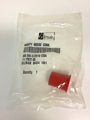 Glenair Mighty Mouse Conn. 805-005-07ZN10-13SA RED 1 PC | eBay