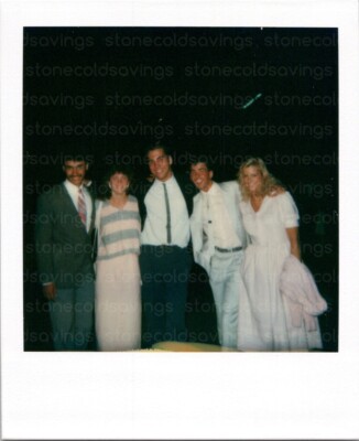 VTG 1980S FOUND PHOTO - POLAROID HIGH SCHOOL PROM GRADUATION PARTY ...