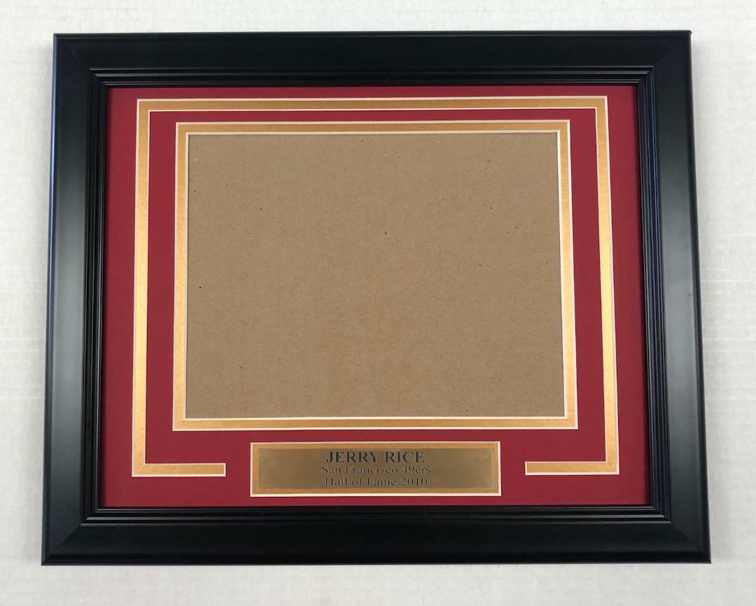 JERRY RICE SAN FRANCISCO 49ER'S FRAMED FRAME KIT 4 YOUR 8X10 HORIZONTAL ...