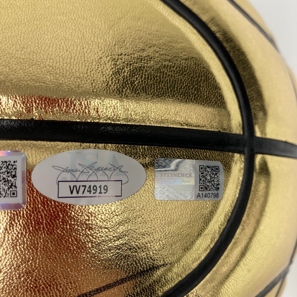 1992 Dream Team Olympics Team USA Signed Basketball Michael Jordan JSA ...