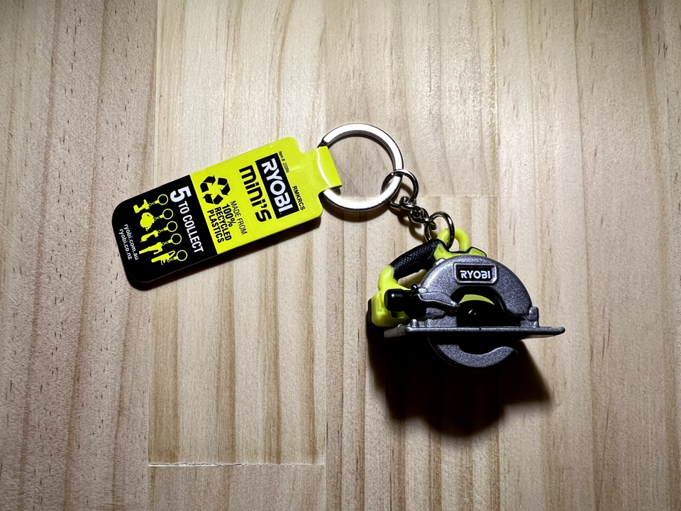 Ryobi MINI's Keyring Set (First Wave) Drill, CircularSaw,Grinder,Blower ...