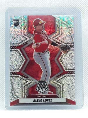 Alejo Lopez 2022 Mosaic Baseball - WHITE SPARKLE #260 RC - Cincinnati ...