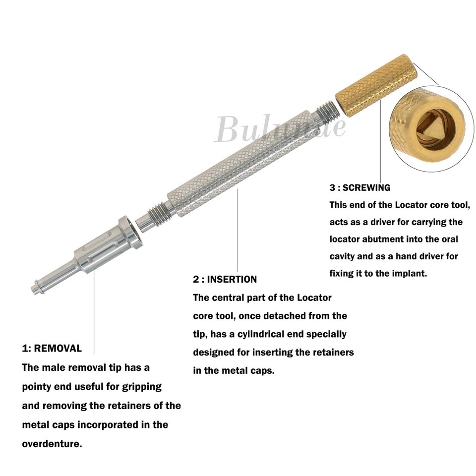 US Dental Universal Implant Locator Caps Remove Core Tool Retention ...