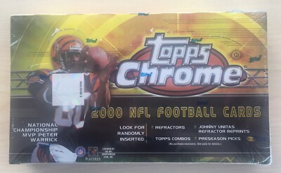 2000 Topps Chrome - NFL Football - Hobby Box - Factory Sealed | eBay
