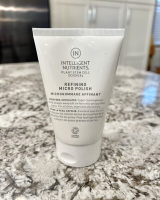 New Intelligent Nutrients 3.4oz Refining Micro Polish Plant Stem Cell ...