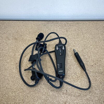 Bose A20 ANR Helicopter Headset Single U174 Plug Controller | eBay