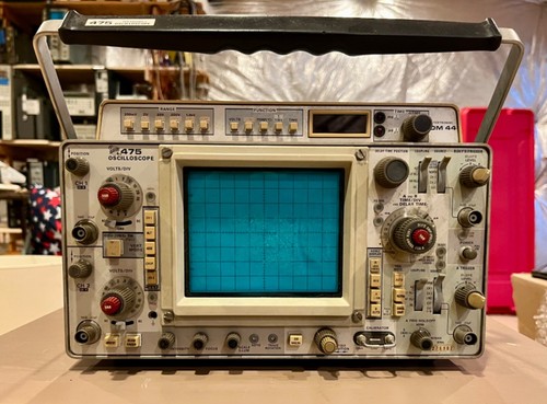 Tektronix Oscilloscope 475, w/ DM44 Digital Multimeter, Parts or Repair ...