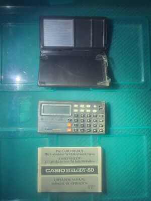 Vintage Electronic Calculator - CASIO Melody 80 - With Instructions | eBay