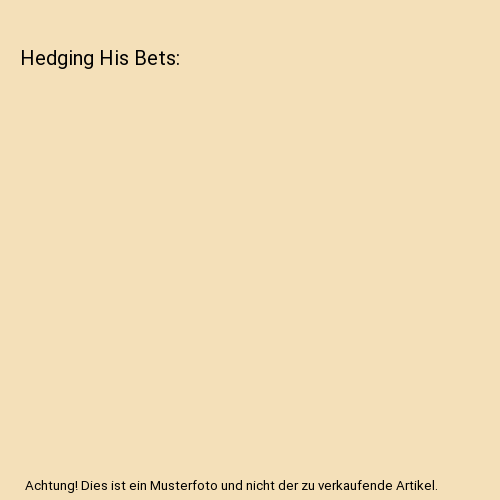 Hedging His Bets, Laura Carter | eBay