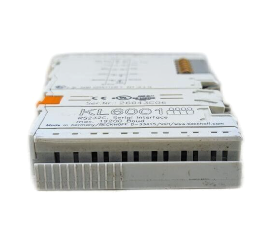 BECKHOFF KL6001 BUS TERMINAL, 1-CHANNEL COMMUNICATION INTERFACE, SERIAL ...