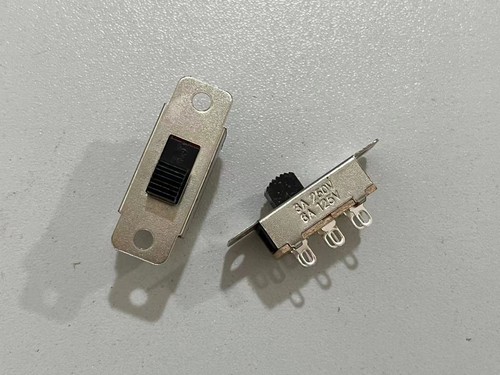 2pc PCB Panel 2-Way 2PDT 125V-250V 3A Slide Switch ON/OFF or ON/ON ...