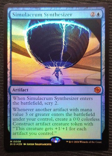 MTG Magic The Gathering Simulacrum Synthesizer 0006 BIG Foil English | eBay
