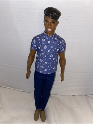 Barbie Fashionistas Ken Broad Body African American AA Boy Doll 2018 ...