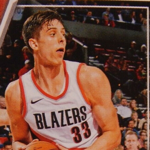 ZACH COLLINS BASKETBALL STICKER TRADING CARD #359 2018 NBA | eBay
