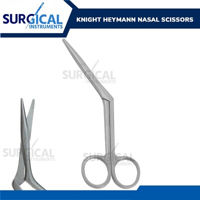 Knight Heymann Nasal Scissors ENT Surgical Instruments Stainless German ...