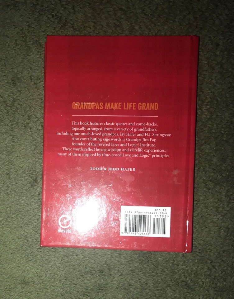 Pocket Grandpa by Jedd Hafer and Todd Hafer (2016, Hardcover Book ...