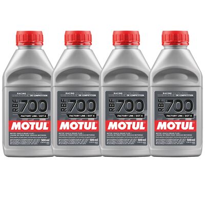 Motul RBF 700 2L High-performance Racing Brake Fluid DOT4 (4X500ml) | eBay
