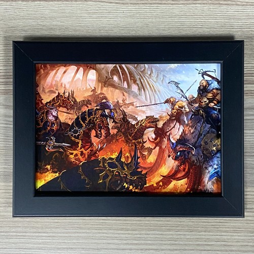 OGRE KINGDOMS FRAMED ART CHAOS VARANGUARD OGOR MAWTRIBES WARHAMMER THE ...