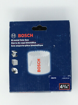 BOSCH 4-3/4" Bi-Metal Hole Saw HB475 - New | eBay