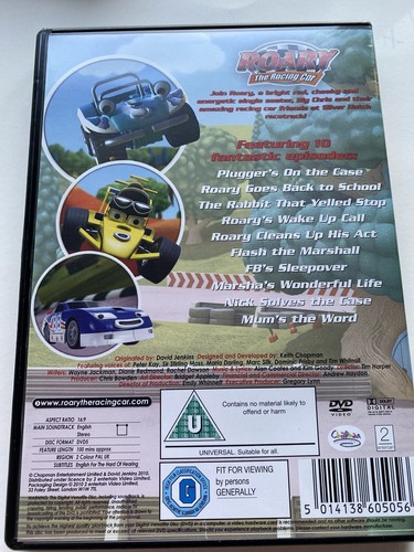 Roary The Racing Car BUMPER COLLECTION 2 DVD- LIKE NEW REGION 2 | eBay ...