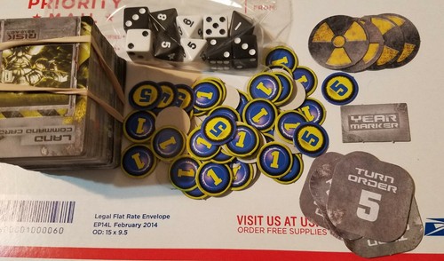 Risk 2210 Ad dice ENERGY WATER LAND LUNAR COMMAND CARDS DEVASTATION ...