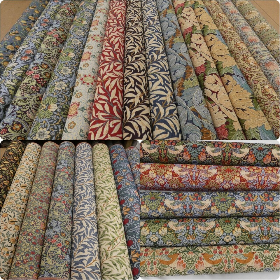 WILLIAM MORRIS TAPESTRY FABRIC Upholstery Curtains Cushion in 38 ...