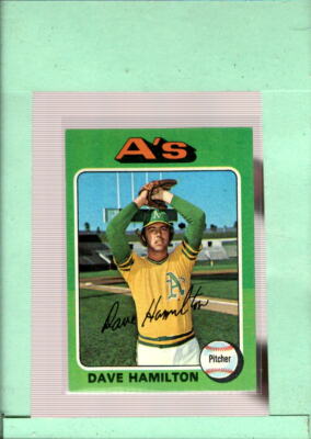 1975 Topps #428 Dave Hamilton NM+ Athletics ID:50374 | eBay