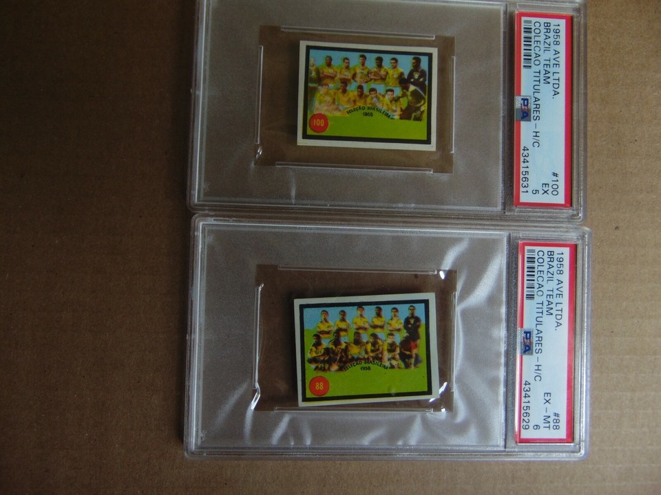 1958 Pele Rookie Card Titulares #86 trio psa 1,5,5 plus set | eBay
