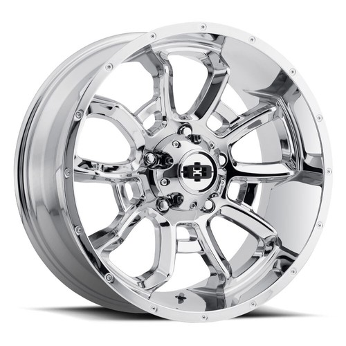 1 New 20x9 Vision 415 Bomb Chrome 8x165.1 8x6.5 ET12 Wheel Rim | eBay