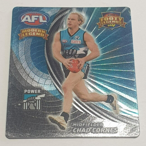 2008 Tazo Club Legends Chad Cornes - Port Adelaide Power - #43/64 | eBay