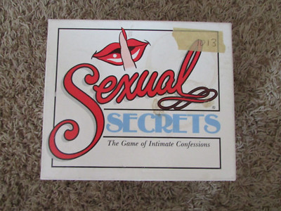 Sexual Secrets - The Game of Intimate Confession (1988) | eBay