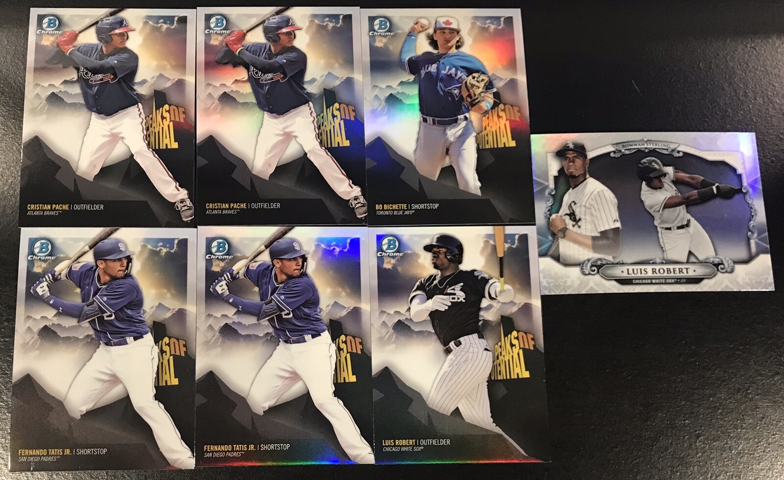 2018 Bowman Chrome Insert Lot Of 7 Robert Tatis Pache Bichette | eBay