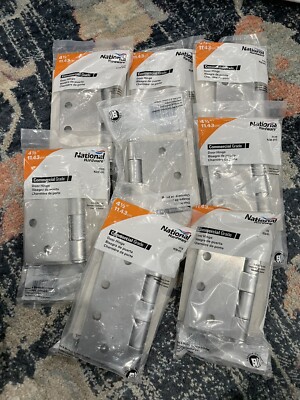 8X National Full Mortise Standard Weight Hinge N236-015 National Hrdwr ...