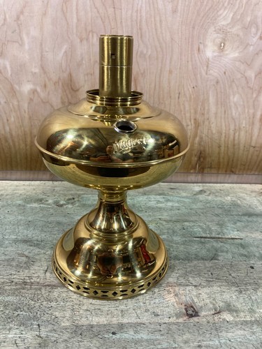 Magnet Oil Lamp - Font - Minor Dents - Brass Finish - Off an Un-fired ...