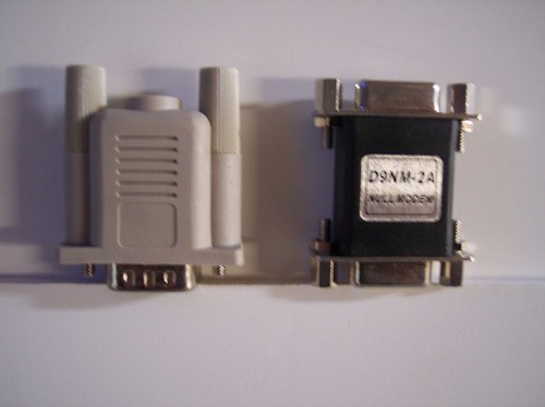 2 pk DB9 Female to Female Null Modem Adapter and a DB9 Loop Back ...