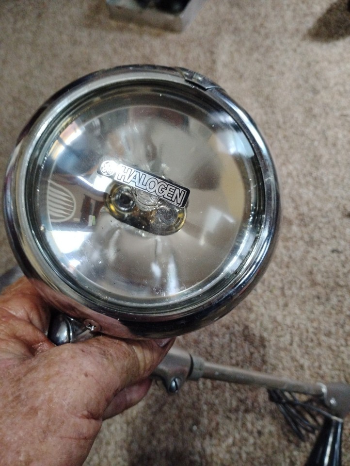 Vintage Unity H1 Vehicle Spotlight Halogen Post Mount *NOS* Ford Chevy ...