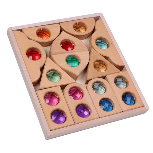 12PCS Acrylic Gem Fairytale Windows Blocks,Translucent Cubes Stacking Toys, S... | eBay