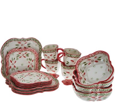 Temp-tations FESTIVEFETTI 16 pc Dinnerware,Plates,Bowls,Mugs H212345 | eBay