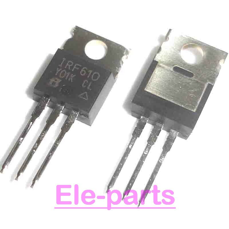 50 PCS IRF610 TO-220 IRF610PBF N-Channel Power Mosfets 3.3-3.5A ...