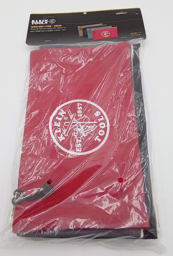 Klein Tools 5141 4pk Zipper Bags Canvas- New Sealed | eBay