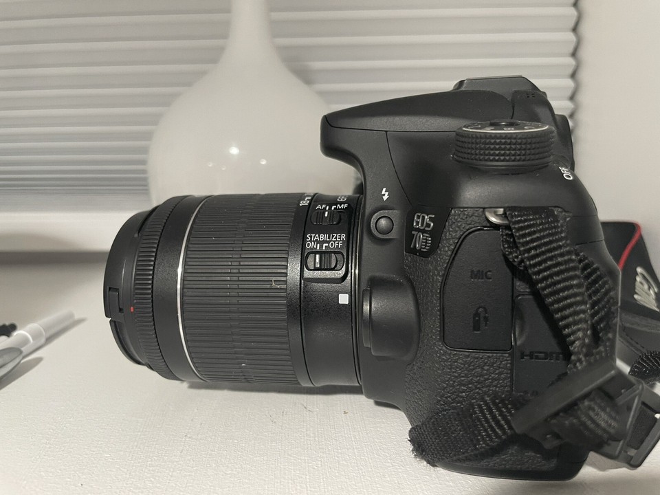 Canon EOS 70D camera + lend + batteries | eBay
