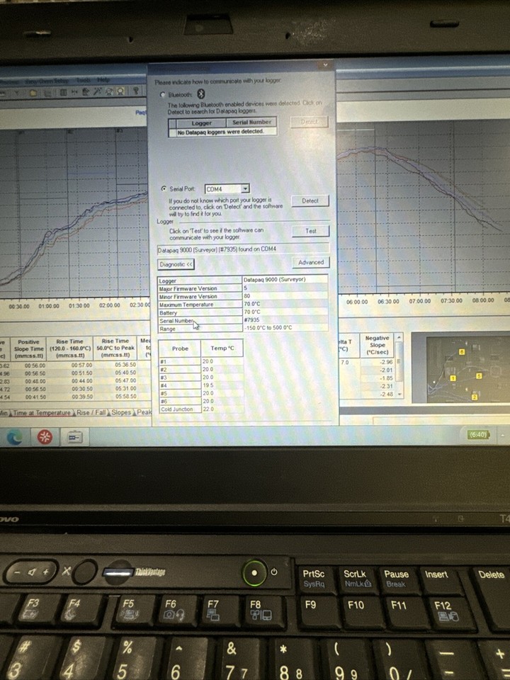DATAPAQ Q18 (DQ1860) Reflow Profile Tracker System Everything Tested ...