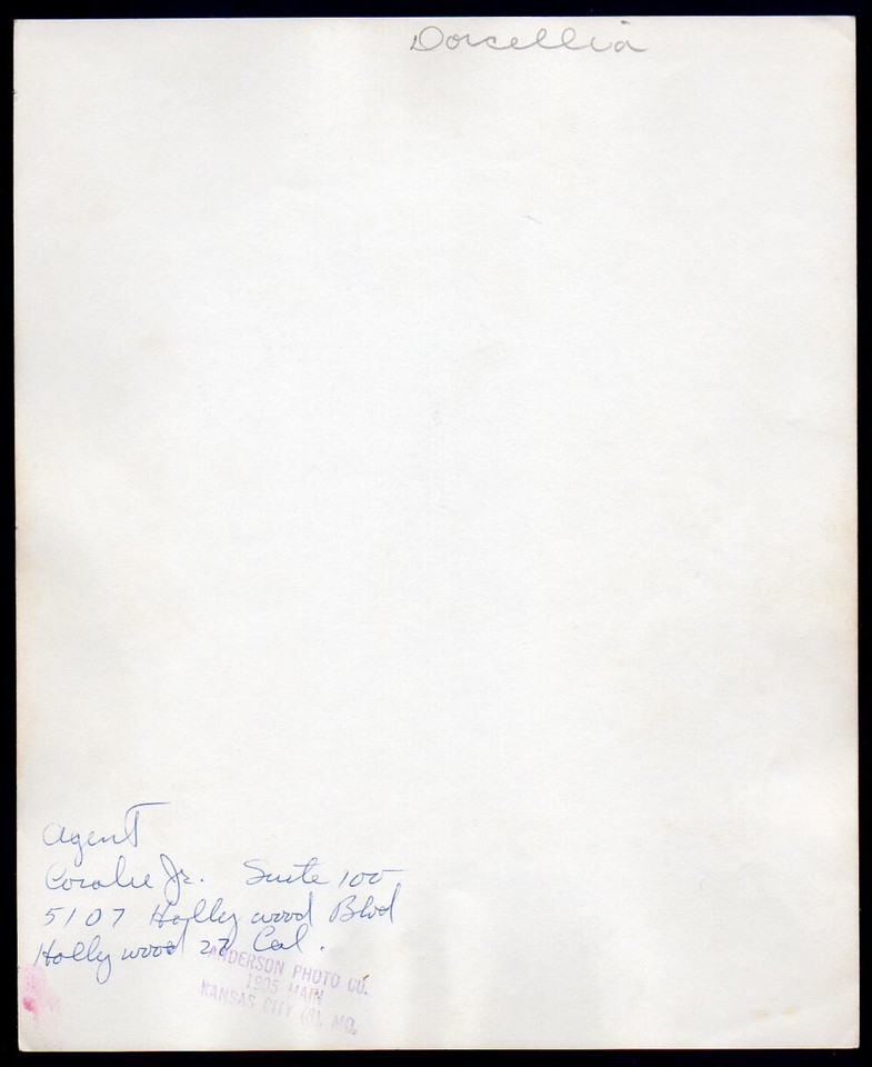 Dorcelia BURLESQUE DANCER busty leggy stripper ORIG PHOTO Coralie Jr ...